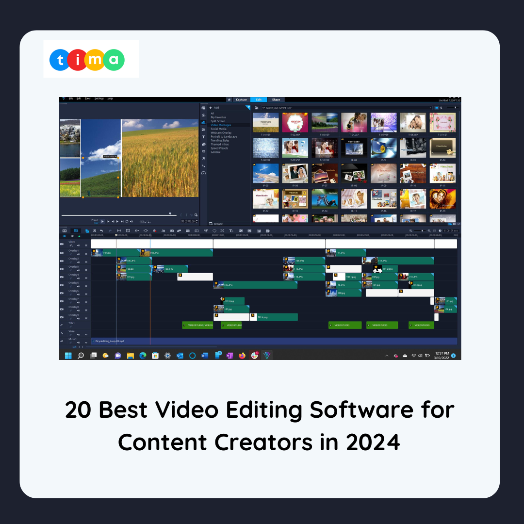 20 Best Video Editing Software for Content Creators in 2024 - TIMA ...